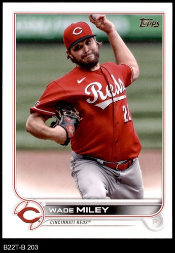 2022 Topps #203 Wade Miley Reds 8 - NM/MT | eBay