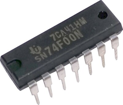 Texas Instruments SN74F00N Quadruple 2-Input Positive-NAND Gates 7400 ...