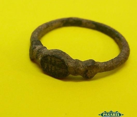 Islamic Ancient Medieval Jund Filastin Bronze Ring In The Name Of Allah ...