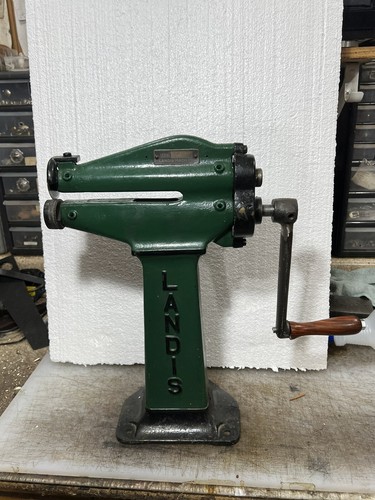 Vintage Landis Leather Skiver Machine Shoe Repair Cobbler USA Green ...