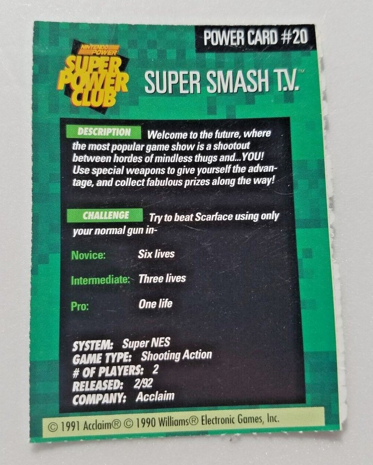 Nintendo Power - Super Power Club Cards - You Pick *UPDATED Feb 2026 ...
