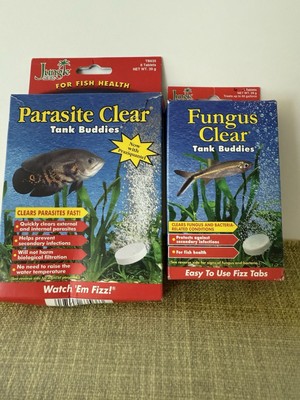 Jungle Labs Fungus Clear & Parasite Fix Tablets Freshwater Fish | eBay