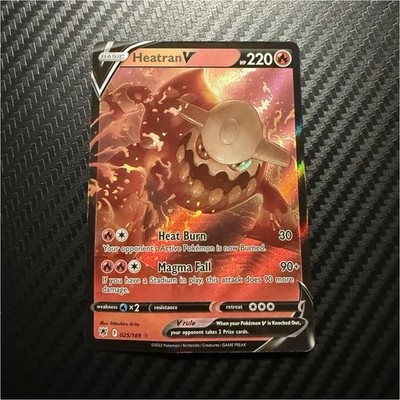 Pokémon TCG Heatran V Ultra Rare Holo 025/189 Astral Radiance 220HP ...