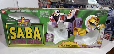 1994 Mighty Morphin Power Rangers Saba The Talking Tiger Saber Sword ...