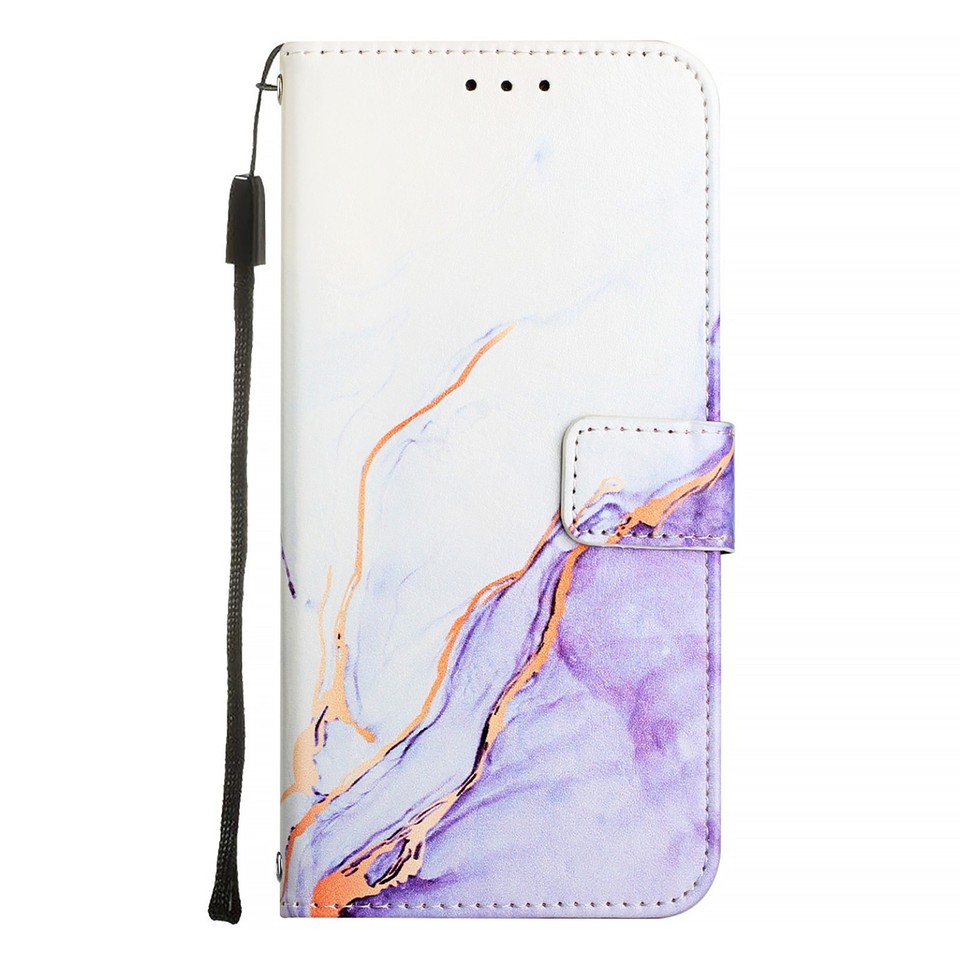 Crossbody Marble Leather Card Wallet Case For Various Phone Bag Flip ...