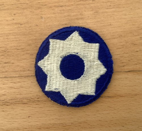 INSIGNE TISSU US ARMY 8th SERVICE COMMAND 100% ORIGINAL WW2 | eBay