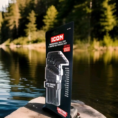 ICON Professional Ball End 13pc Metric ,L-shaped Hex Wrench Set ,high ...