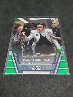 Star Wars Topps Holocron 2020 Green Parallel Insert Card N-7 Master ...