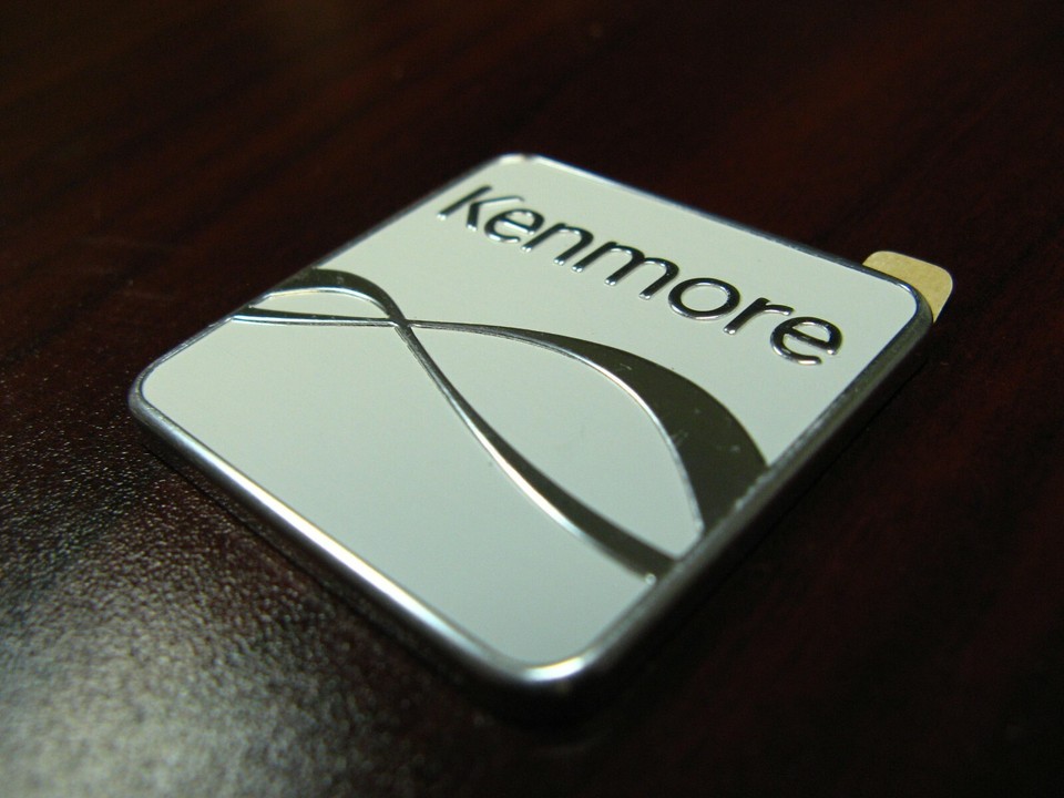 LG Kenmore White Badge Refrigerator Nameplate Decal, OEM part, 1.5 ...