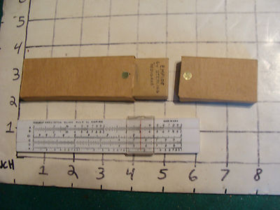 Vintage Pocket SLIDE RULE: Pedigree precision rule by EMPIRE in made ...