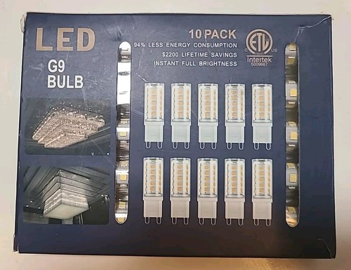 Intertek G9 LED BULBS for Home Lighting 4 Watt AC 120V 10 Pack | eBay
