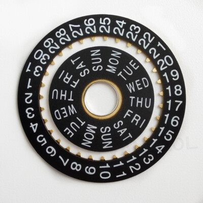 Pilot Black Date Disk Wheel Week Wheel Fit for China Made Dandong 7750 ...