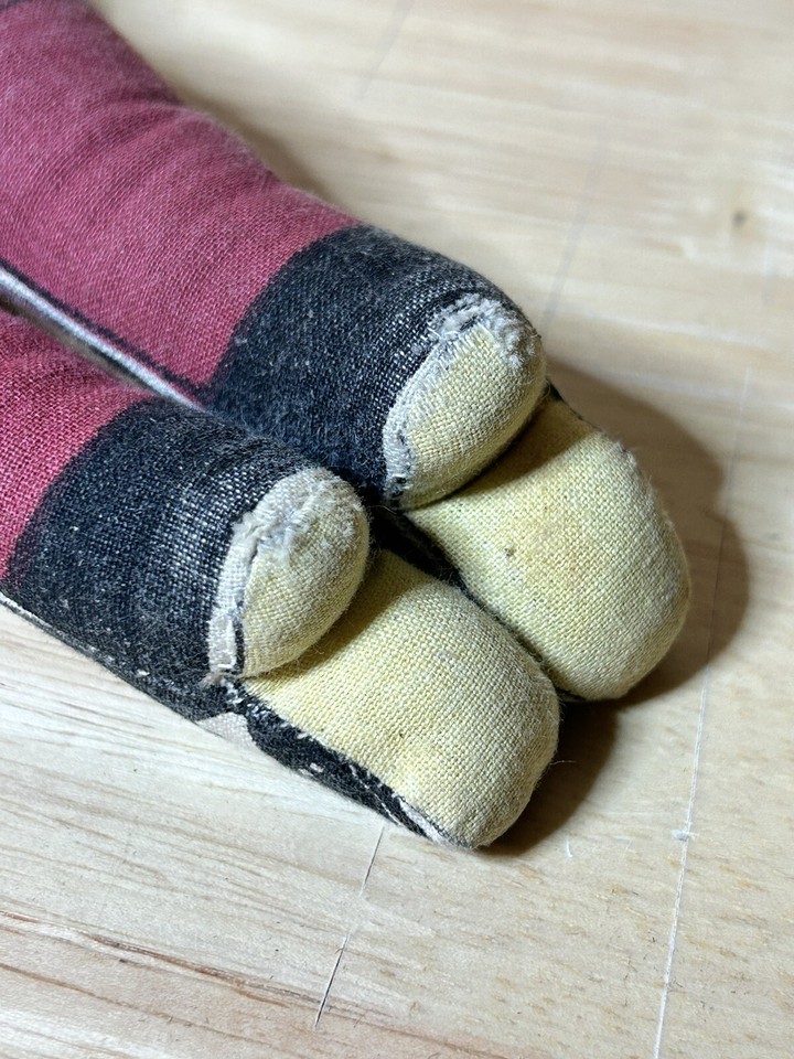 Antique Rag Doll 1920s Flapper Girl Handmade Cut & Sew Pillow Cloth 16 ...