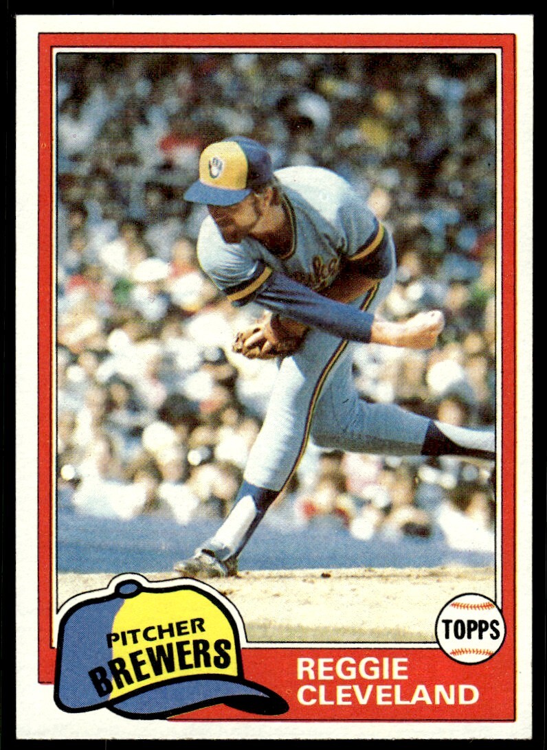 1981 Topps Reggie Cleveland Milwaukee Brewers #576 | eBay