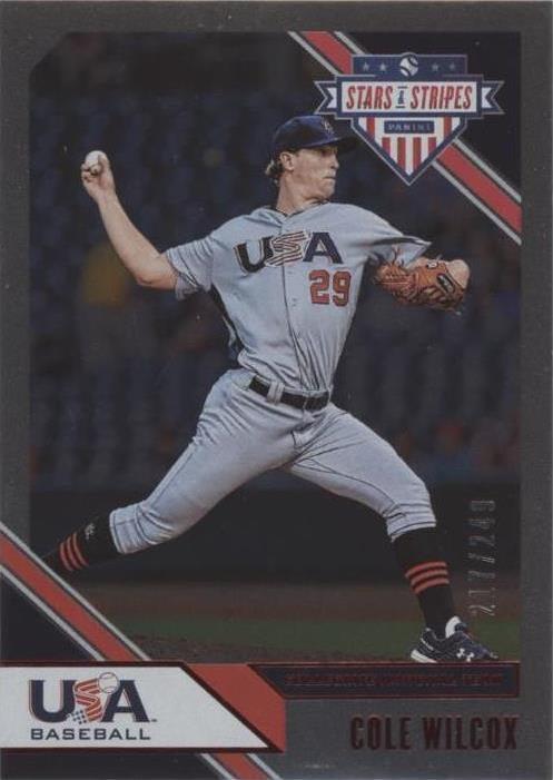 2020 Panini USA Baseball Stars & Stripes - Longevity Cole Wilcox #76 ...