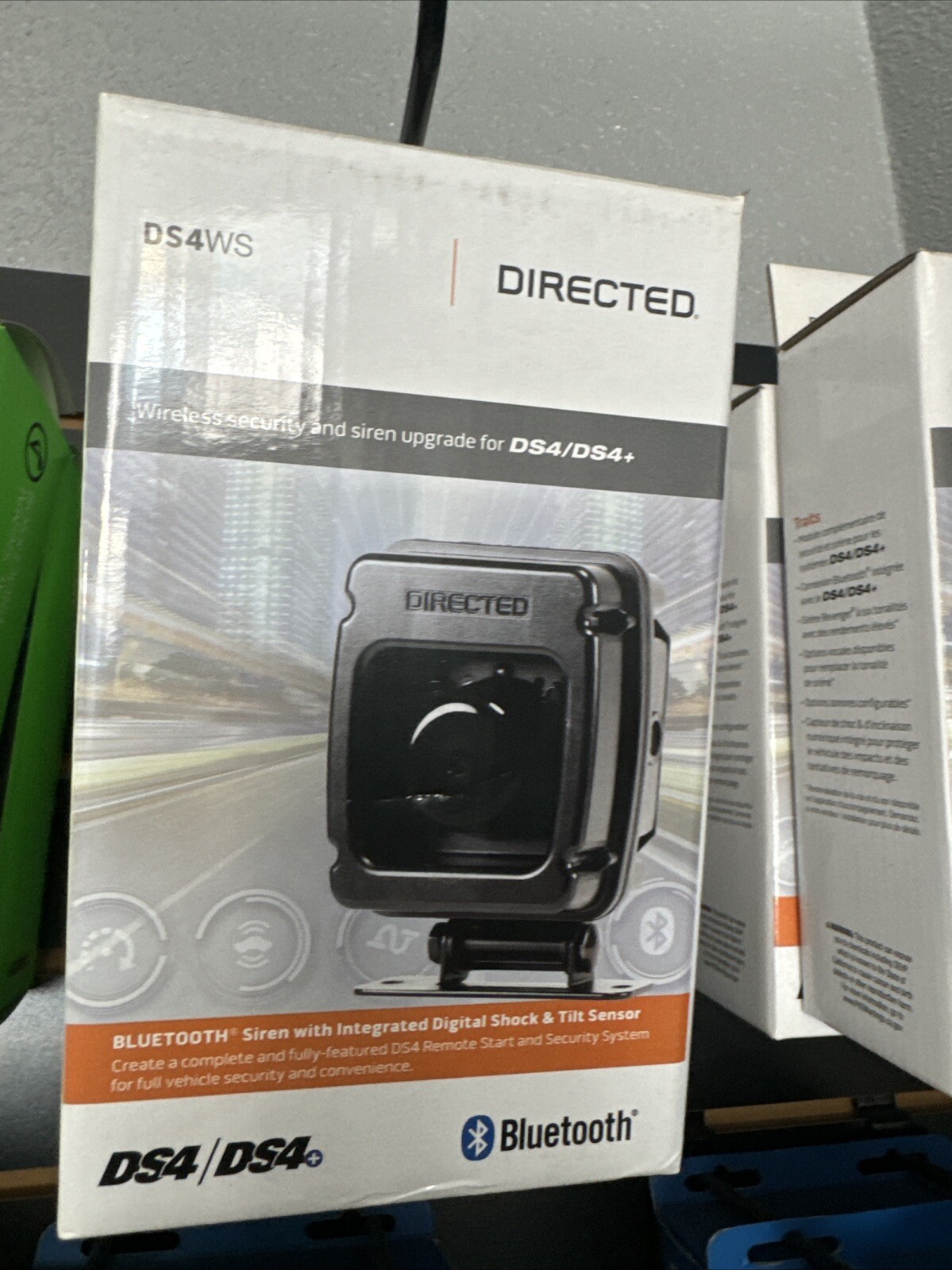 Directed DS4WS Bluetooth security siren upgrade Digital shock & tilt ...