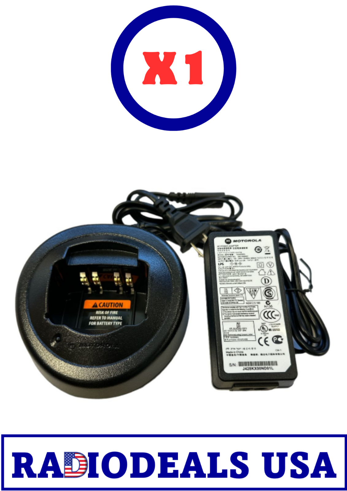 Motorola HT750 | HT1250 Single Rapid Charger + PSU - HTN9000B - 1 Piece ...