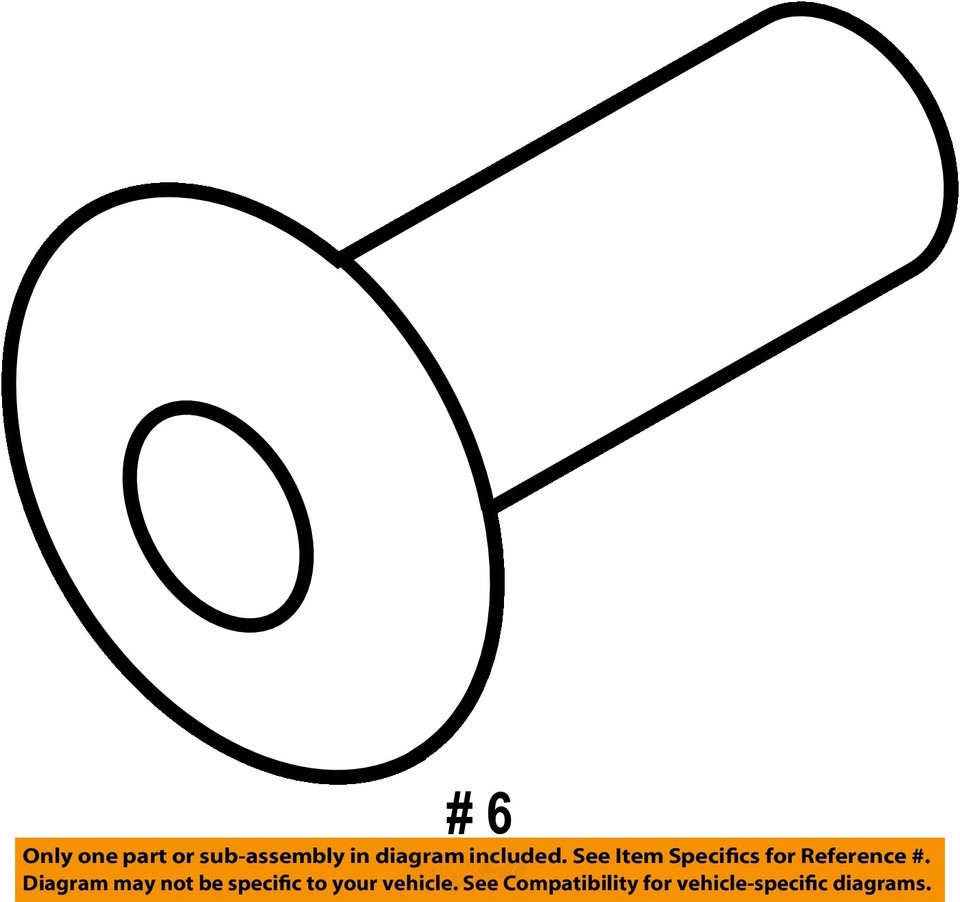 FORD OEM 04-23 C-Max Pick Up Box Exterior Trim-Rear Molding Retainer ...