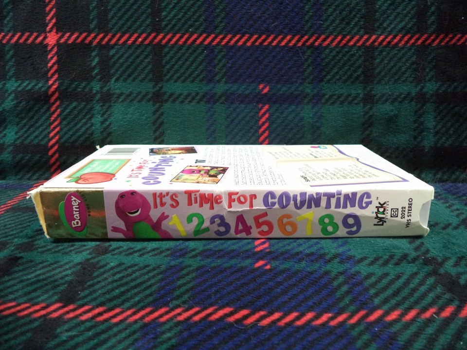 Barney It’s Time For Counting Classic Collection VHS Video Tape Sing ...