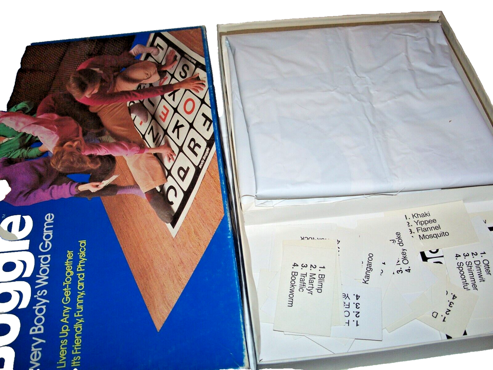 Vtg 1984 Body Boggle: Every Body's Word Game 100% COMPLETE by Parker ...