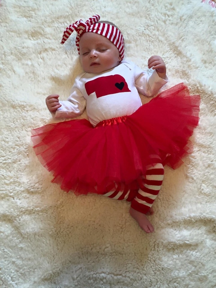 Red Infant Baby Tutu 6 inches long Fits newborn to 18 months | eBay
