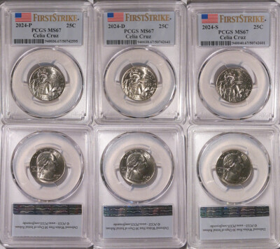 2024 P D S Celia Cruz 25c PCGS MS67 Women Quarter FIRST STRIKE | eBay