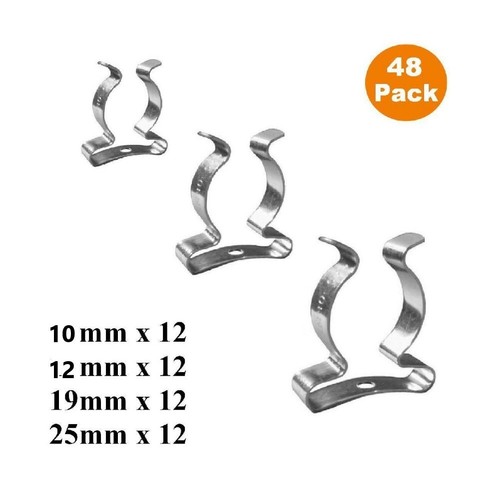 Heavy Duty Tool Spring Clips for Garage Shed or Storage 48 Assorted ...