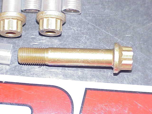 6 NEW ARP 12 Point Head Bolts 3/8-24" Fine Thread 2" Long Hendrick ...