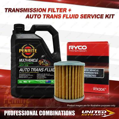 Ryco Transmission Filter + Penrite ATF Fluid for Mitsubishi Eclipse ...