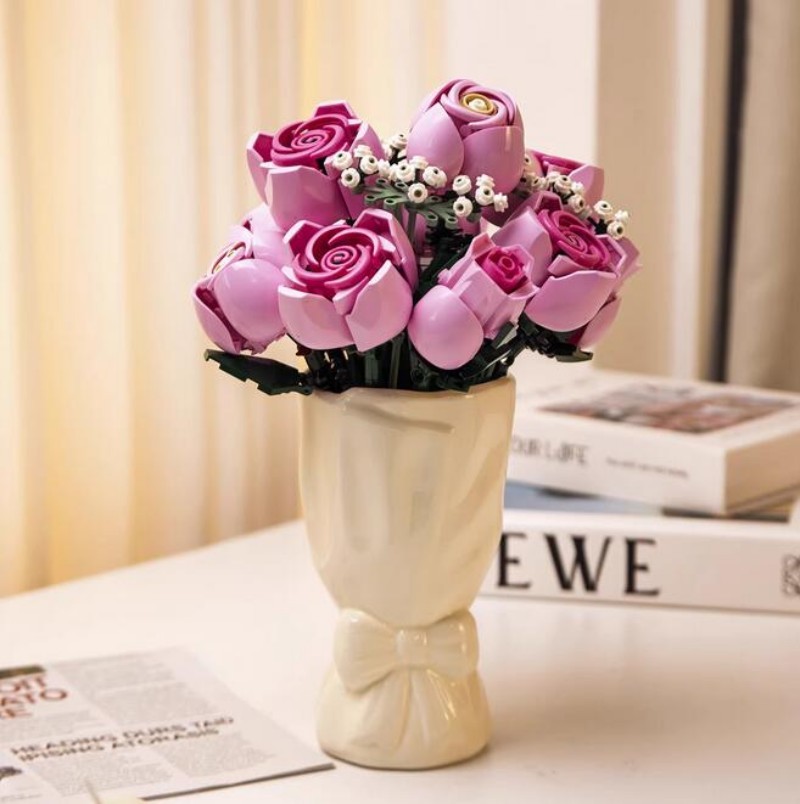 NEW Icons 10374 - Botanicals - Bouquet Of Pink Roses NEW & Packaging ...