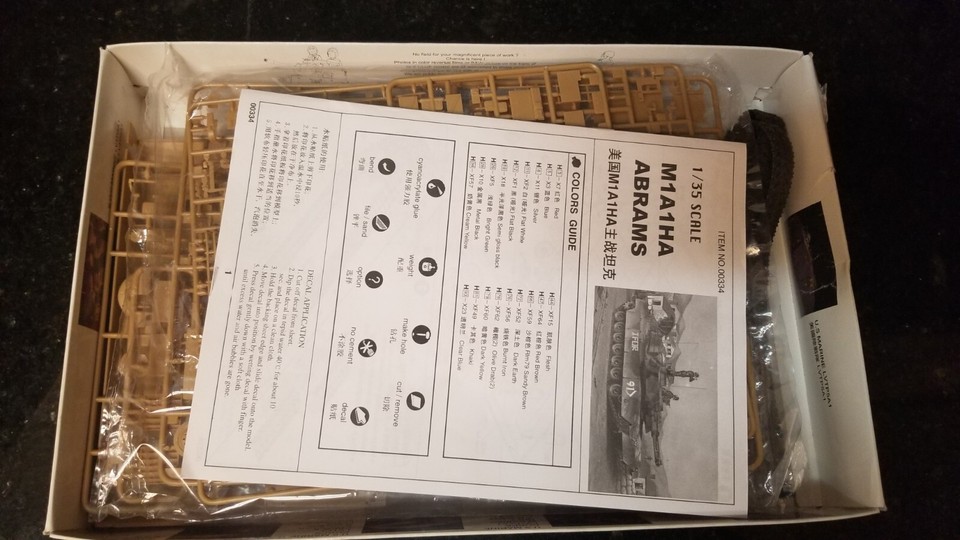 OLDER TRUMPETER US ARMY M1A1HA ABRAMS KFOR 1/35 SCALE TANK MODEL KIT | eBay