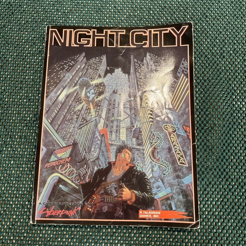 Cyberpunk Night City Sourcebook Original Print R. Talsorian Games CP ...
