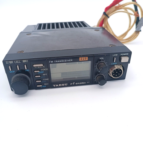 YAESU FT-212RH 100W 2m FM TRANSCEIVER Solid State Radio Amateur HAM 12V ...