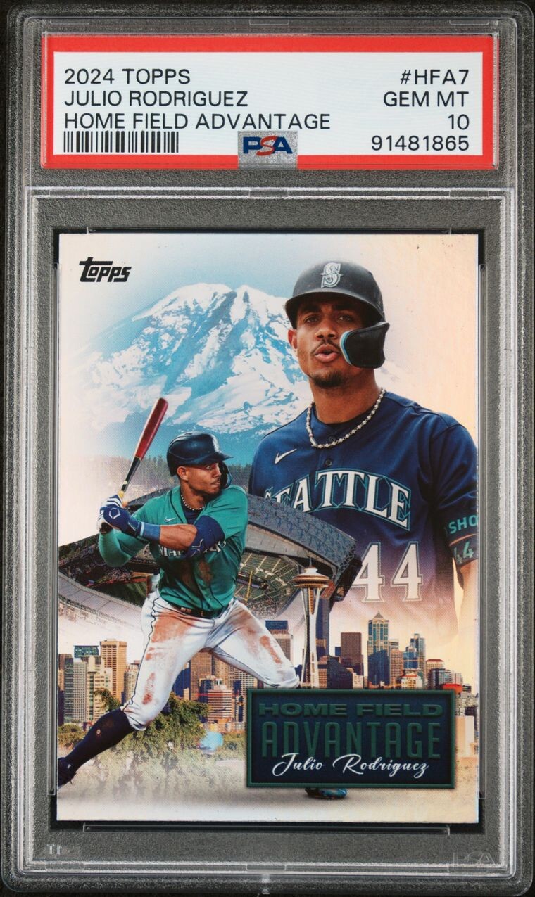 Julio Rodriguez 2024 Topps #HFA-7 Home Field Advantage /(SSP) Price ...