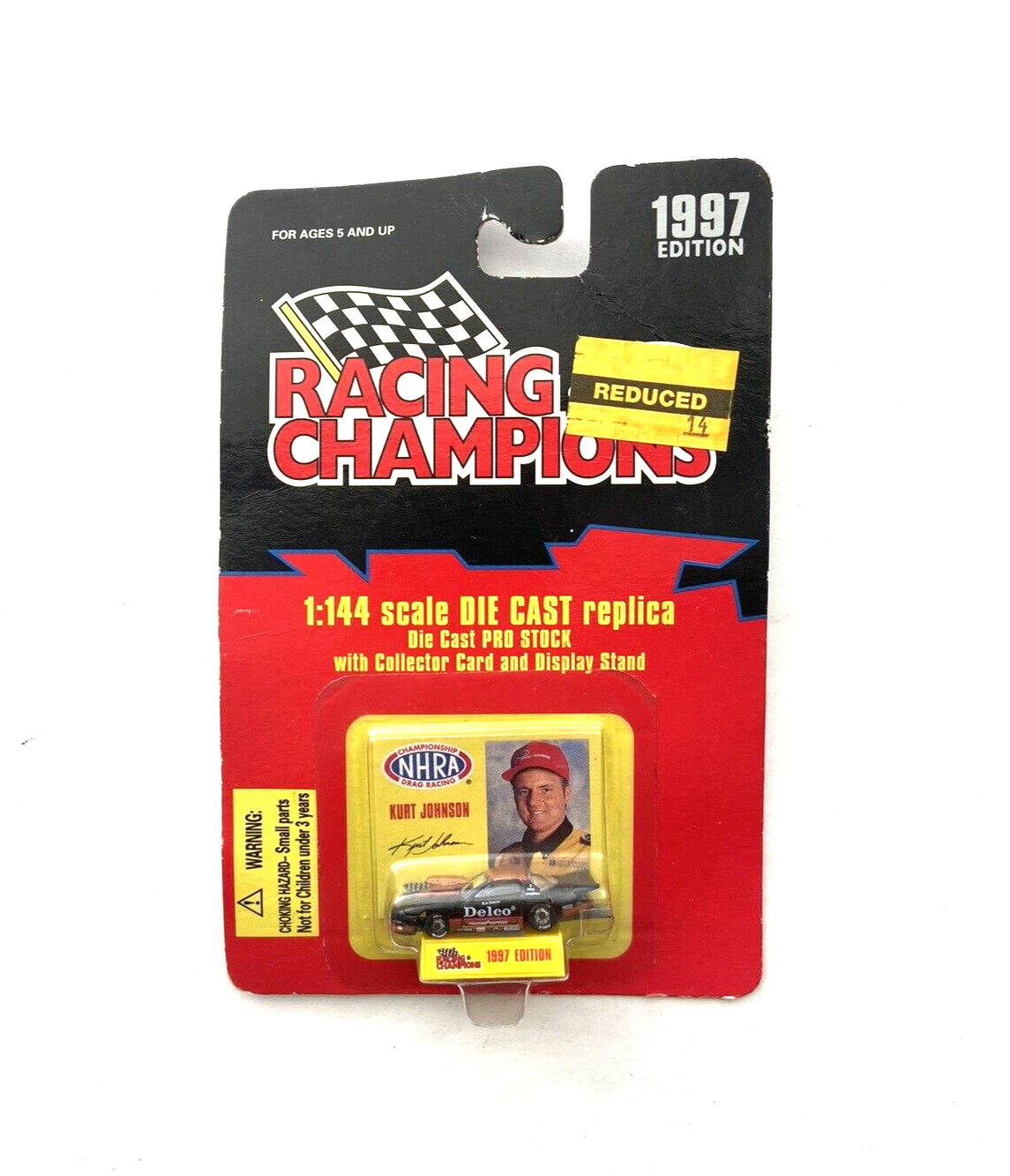 1997 Racing Champions NHRA | Kurt Johnson Delco 1:144 Diecast Drag Car ...