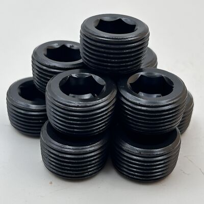 10 X Thread Allen Socket Plug 1/2" NPT Pipe Fitting Carbon Steel NPT ...