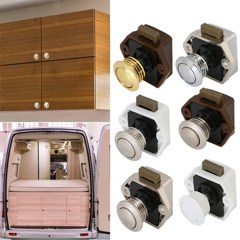 Rv Cabinet Latch Camper Car Push Lock Diameter 26mm RV Caravan Boat