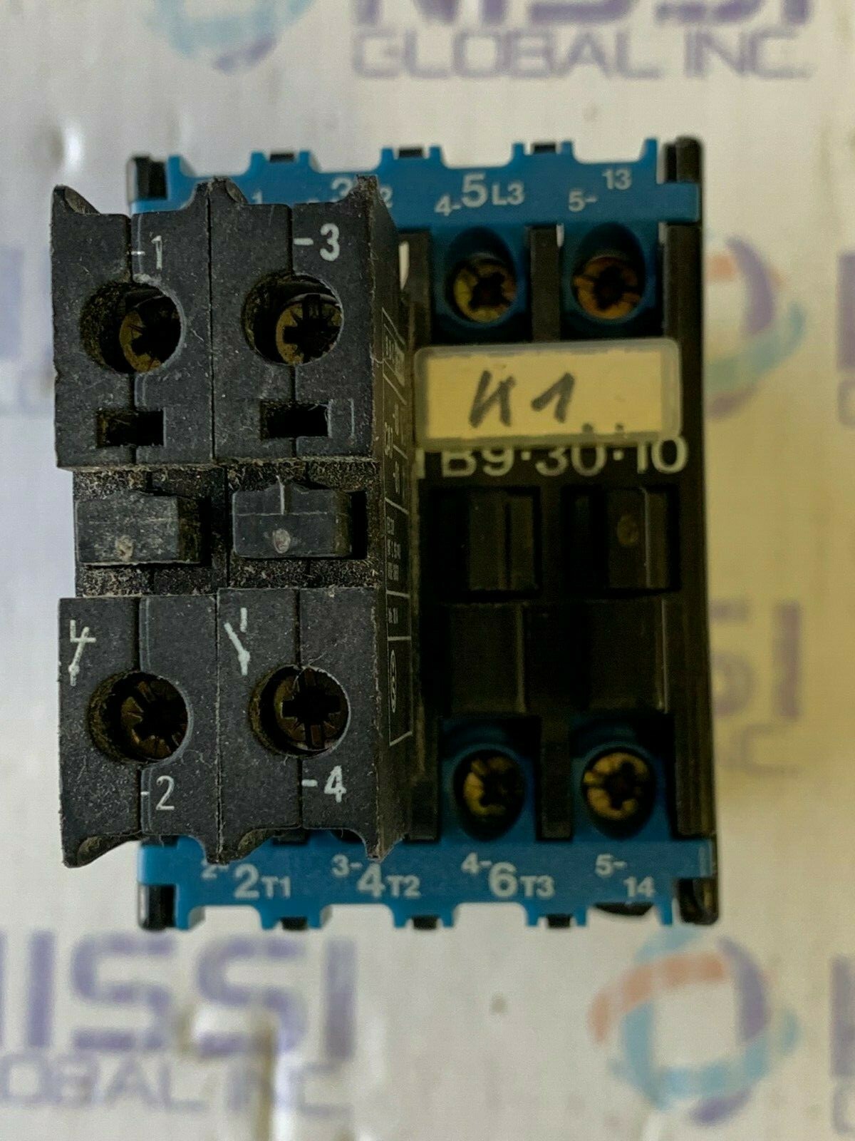 BBC CEM B9-30-10 STARTER CONTACTOR W/2 BBC CEM CA7 -10 -01 AUXILIARY ...