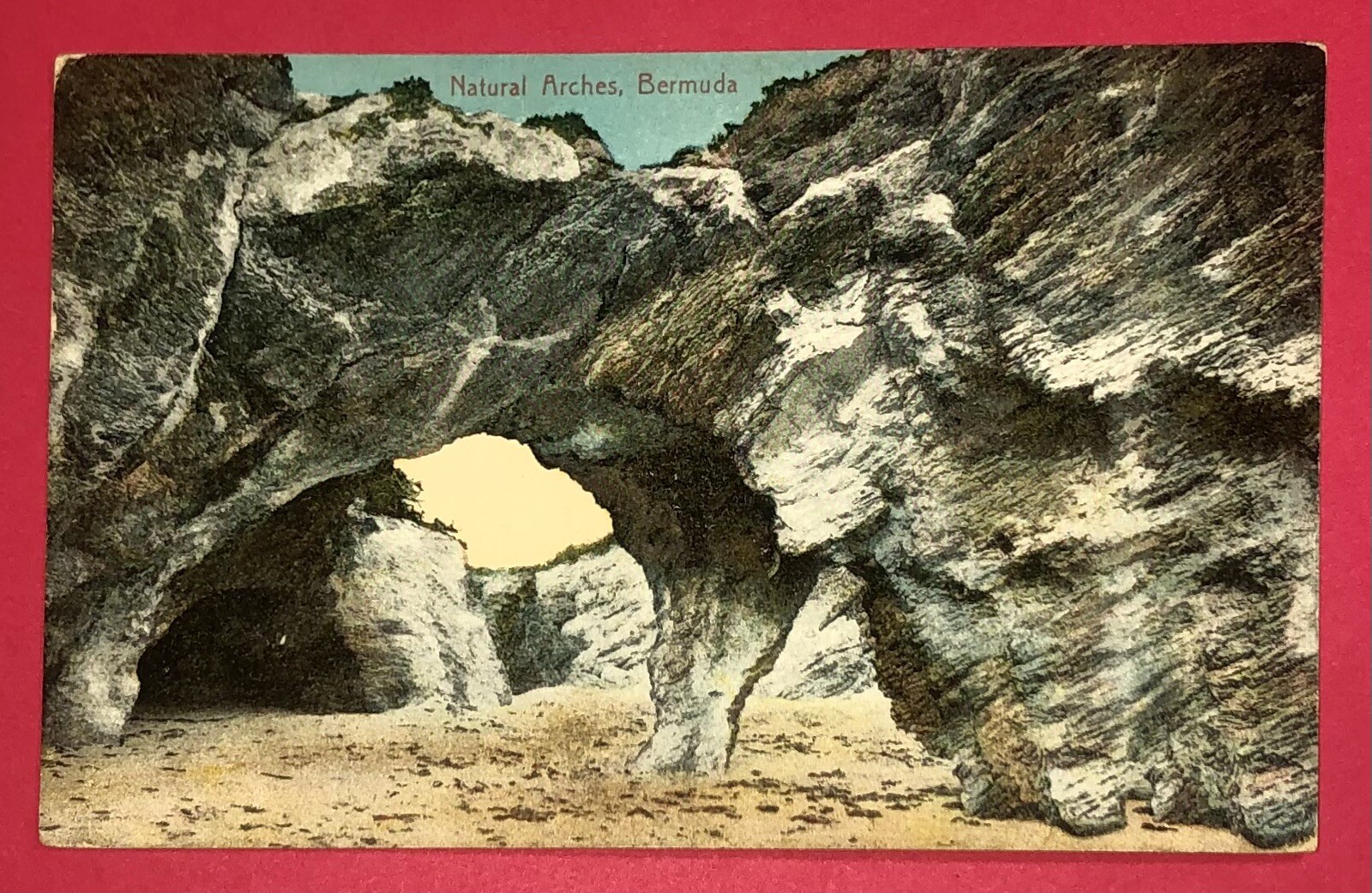 Postcard Bermuda Natural Arches Rock Formation Made in Germany c1912 | eBay
