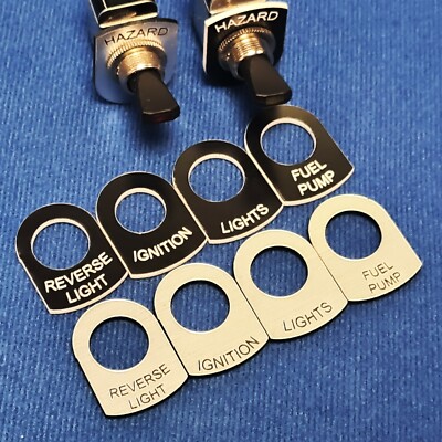 Toggle Switch Tags Tab Labels Classic Car Boat Land Rover Lucas Durite ...