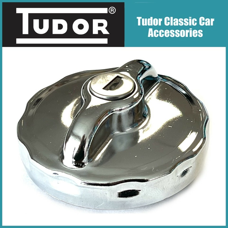 MGB, MG Midget, MGC Tudor Locking Fuel Petrol Cap Stainless Steel 2 ...
