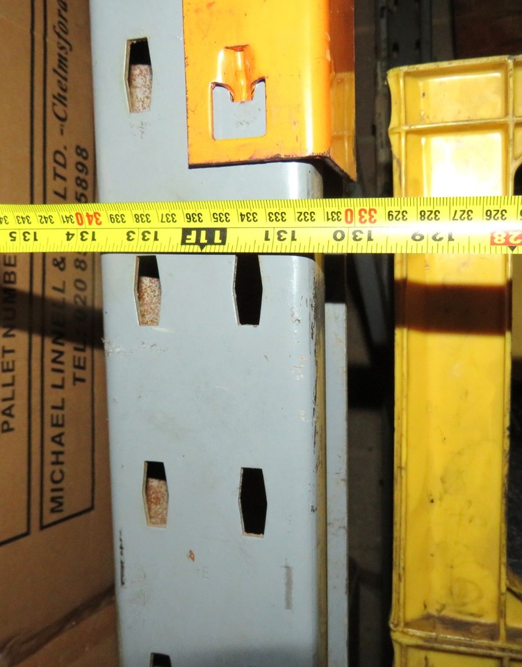 Dexion Speedlock Pallet Racking 2 x 6.5 Meter High Uprights, 16 13ft 5. ...