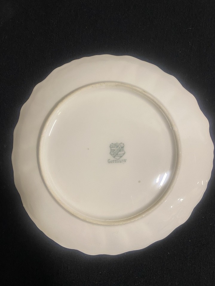 Antique Weimar Germany Porcelain Plates In The Copenhagen Pattern | eBay