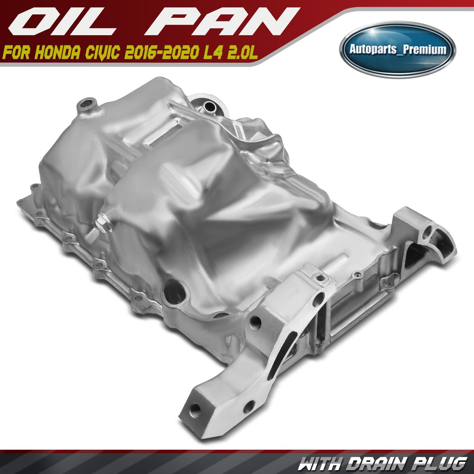 Engine Oil Pan for Honda Civic 2016 2017 2018 2019 2020 2.0L Petrol ...