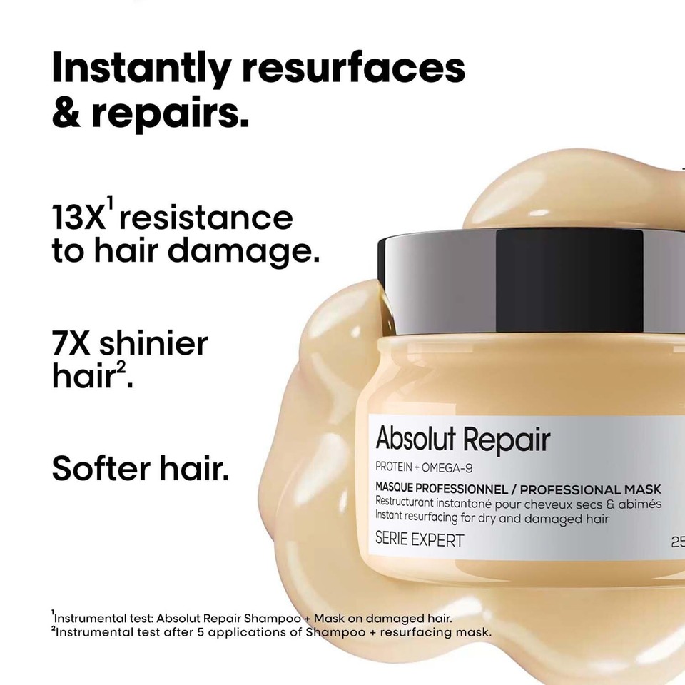 L'Oréal Professionnel Absolut Repair Mask for Dry & Damaged Hair ...