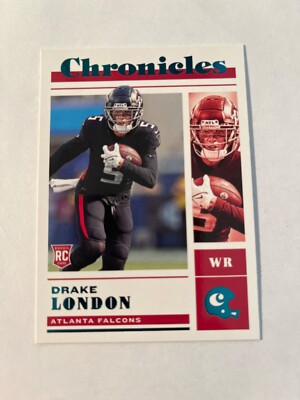 2022 Panini Chronicles #44 Drake London Teal Parallel RC | eBay
