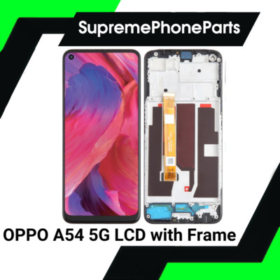 Oppo A54 2021 5G CPH2195 Replacement LCD Screen Digitizer With Frame UK ...