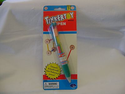 2001 Hasbro TINKERTOY Mini Building Toy Set Refillable PEN by Stylus ...
