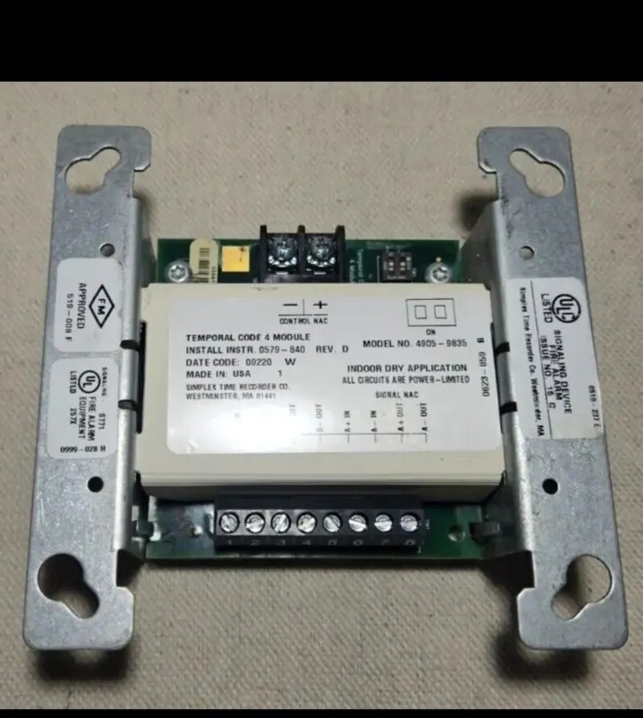 Simplex 4905-9835 Temporal Code 4 Module for sale online | eBay