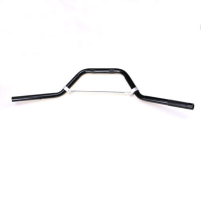 Black 22mm 7/8" High Rise Handlebars Handle Bar Dirt Pit Mountain Bike ...